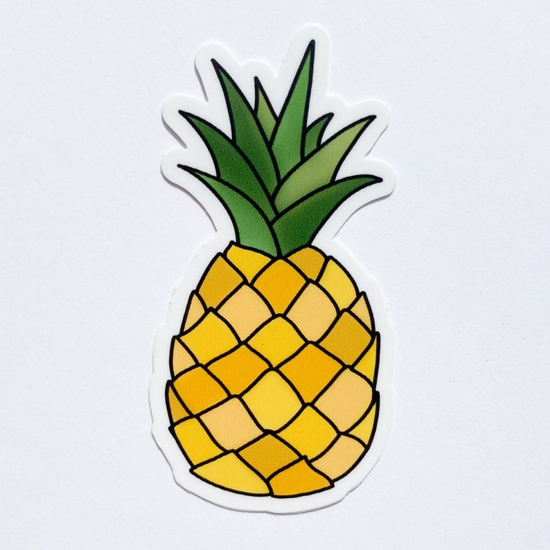 Pineapple 3 Sticker Pineapple Sticker Pineapple | Etsy