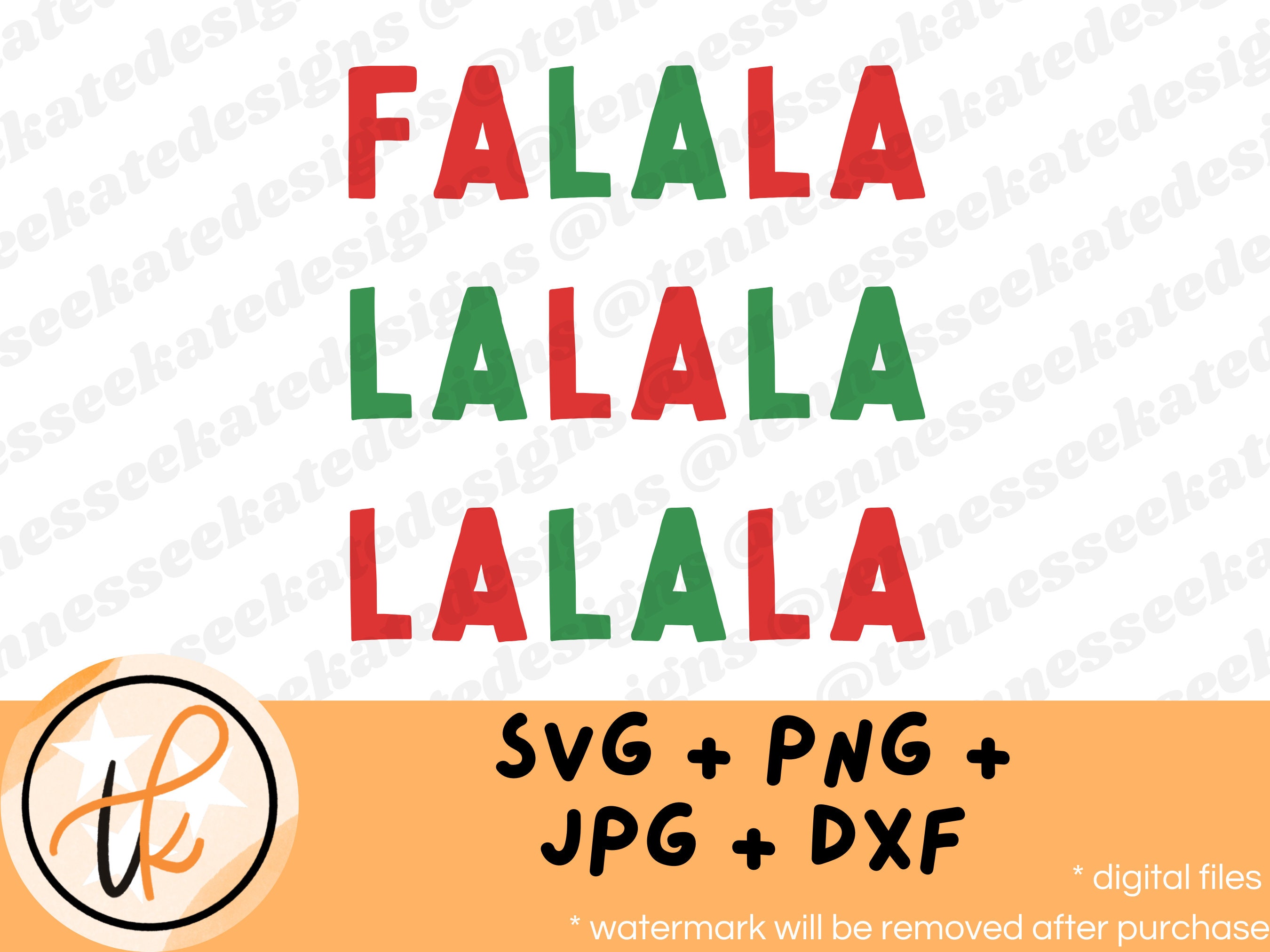 Fa La La SVG *DIGITAL FILE* | Decal Image | Svg File | Cricut File ...