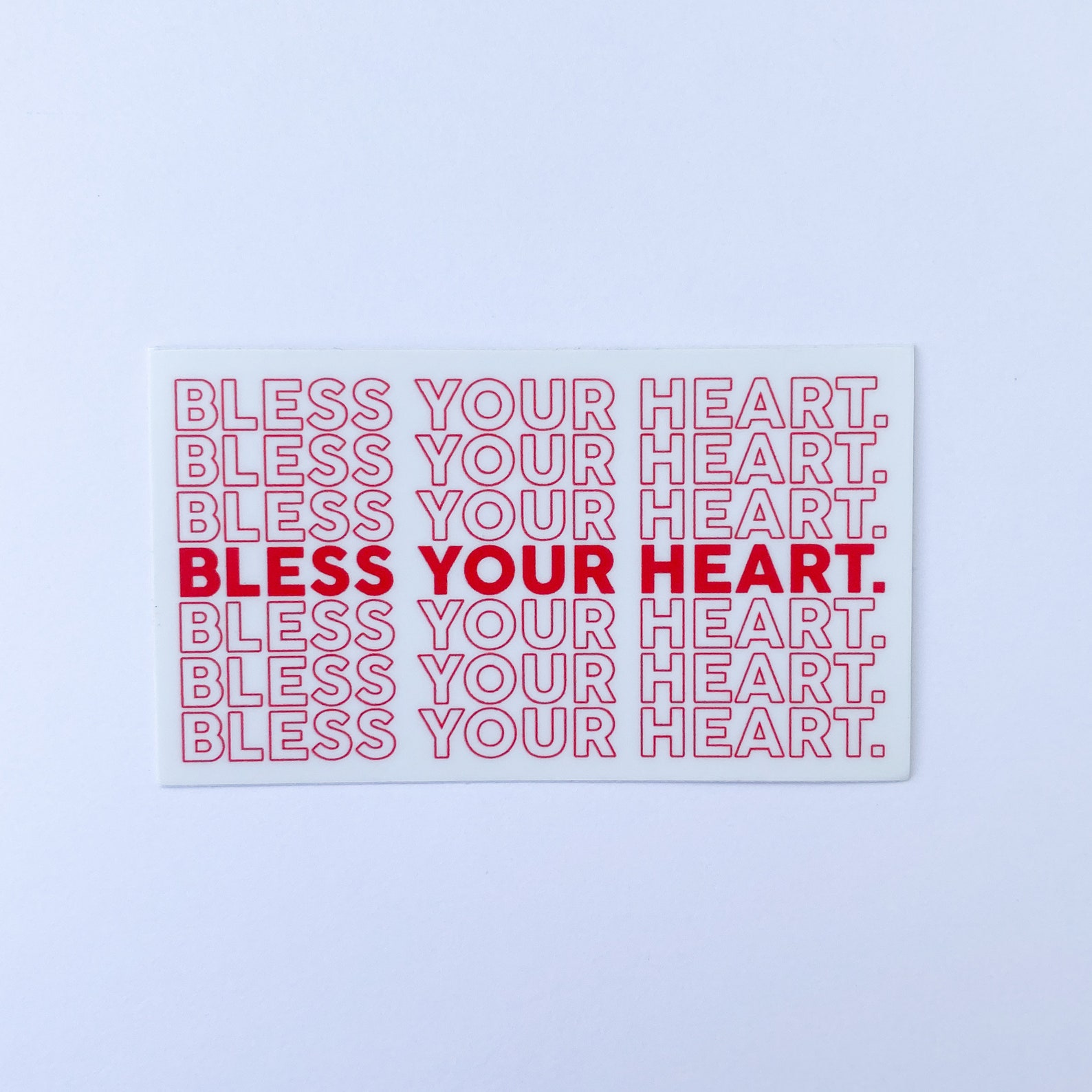 Bless Your Heart Vinyl Sticker Southern Sayings Laptop | Etsy
