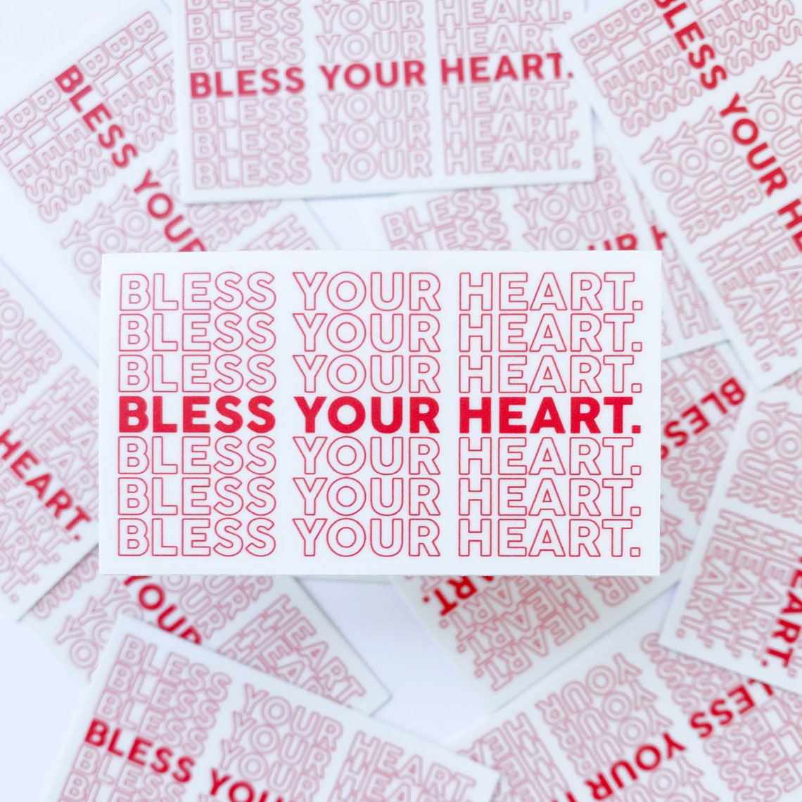 Bless Your Heart Vinyl Sticker | Southern Sayings | Laptop Sticker ...