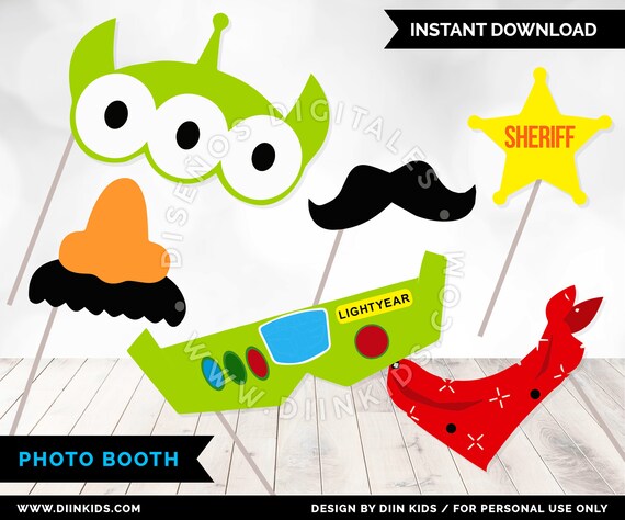 Toy Story Photo Booth Toy Story Toy Story Birthday Birthday | Etsy