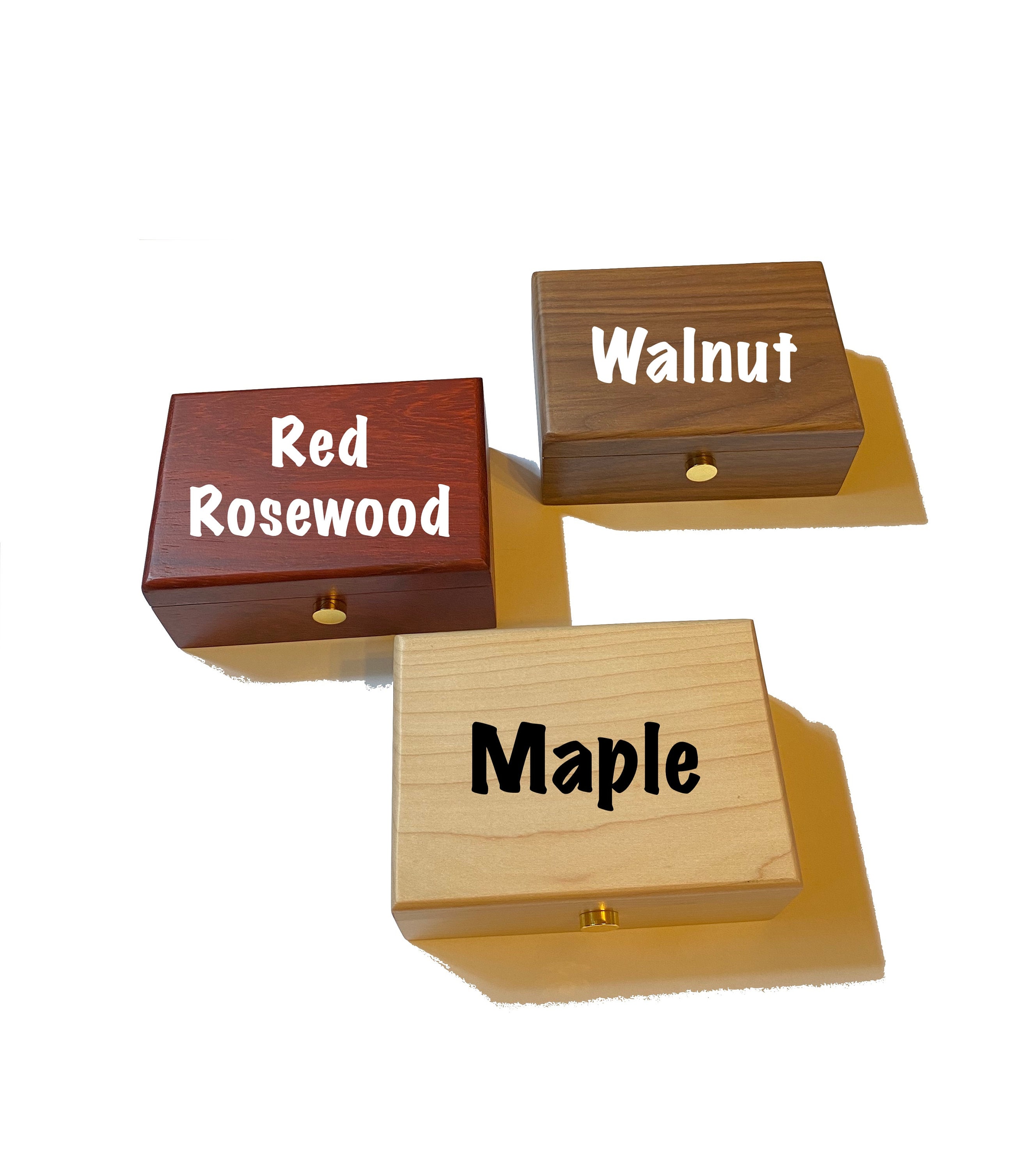 30-note Wooden Music Box With Compartment Maple Walnut | Etsy