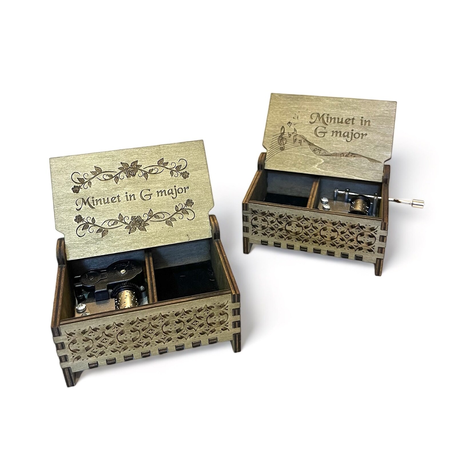Minuet in G Major (bach) Music Box | Wind-up & Hand-crank Model ...