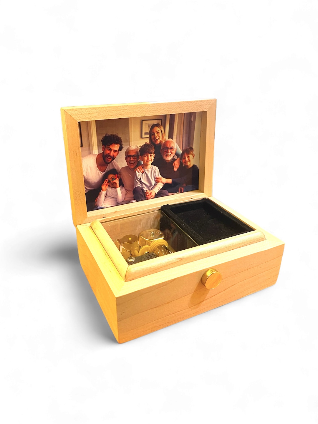 Premium Maple Wind-up Music Box | Custom Tune | Custom Engraving ...