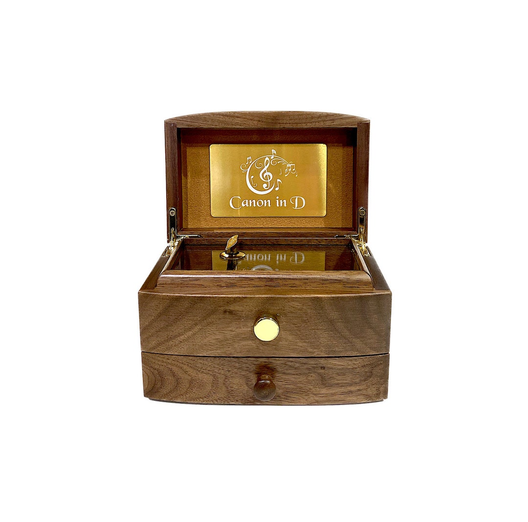 Canon in D | Premium 30-note Wind-up Wooden Music Box | Choice of Over ...