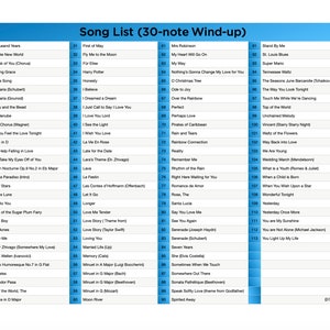 30-note Music Box Mechanical Movement - Etsy
