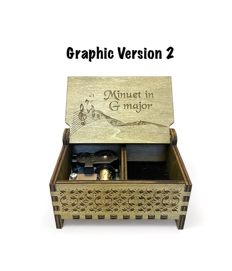 Minuet in G Major (bach) Music Box | Wind-up & Hand-crank Model ...