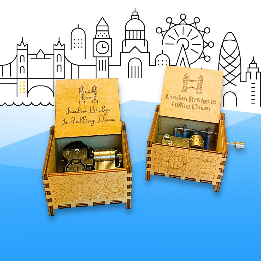 London Bridge is Falling Down Music Box | Wind-up & Hand-crank Versions ...