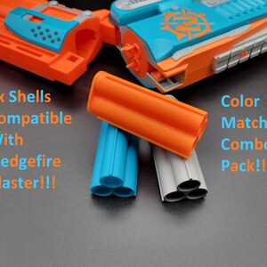 For Nerf Sledgefire Blaster Shotgun - 3x Triple Shot Color Matched ...
