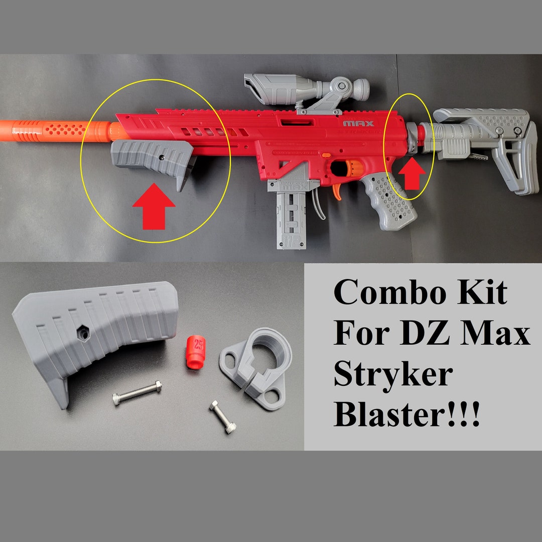 Upgrade Kit for Dart Zone Max Stryker Blaster With: Front Priming ...