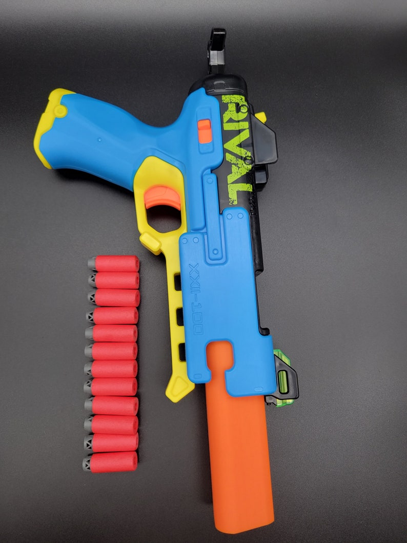 Modded Nerf Rival Fate Triple Shot Inline Shot Gun Dart - Etsy