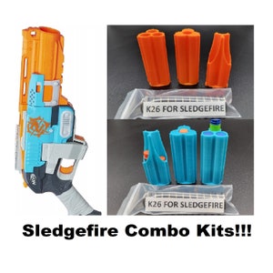For Nerf Sledgefire Blaster - Shell Combo Kit With K26 Spring! - 3D ...