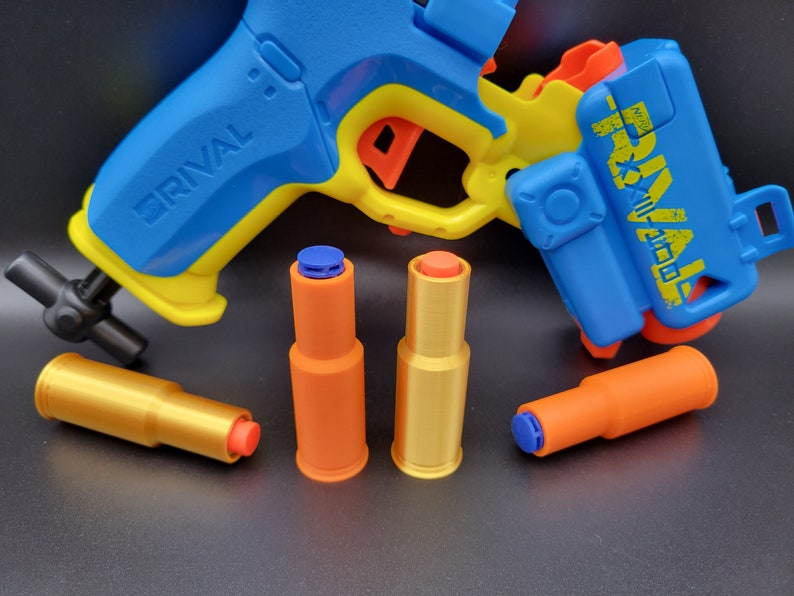 Full Length / Double Short Dart Shell Mod for Nerf Rival Pilot Blaster ...