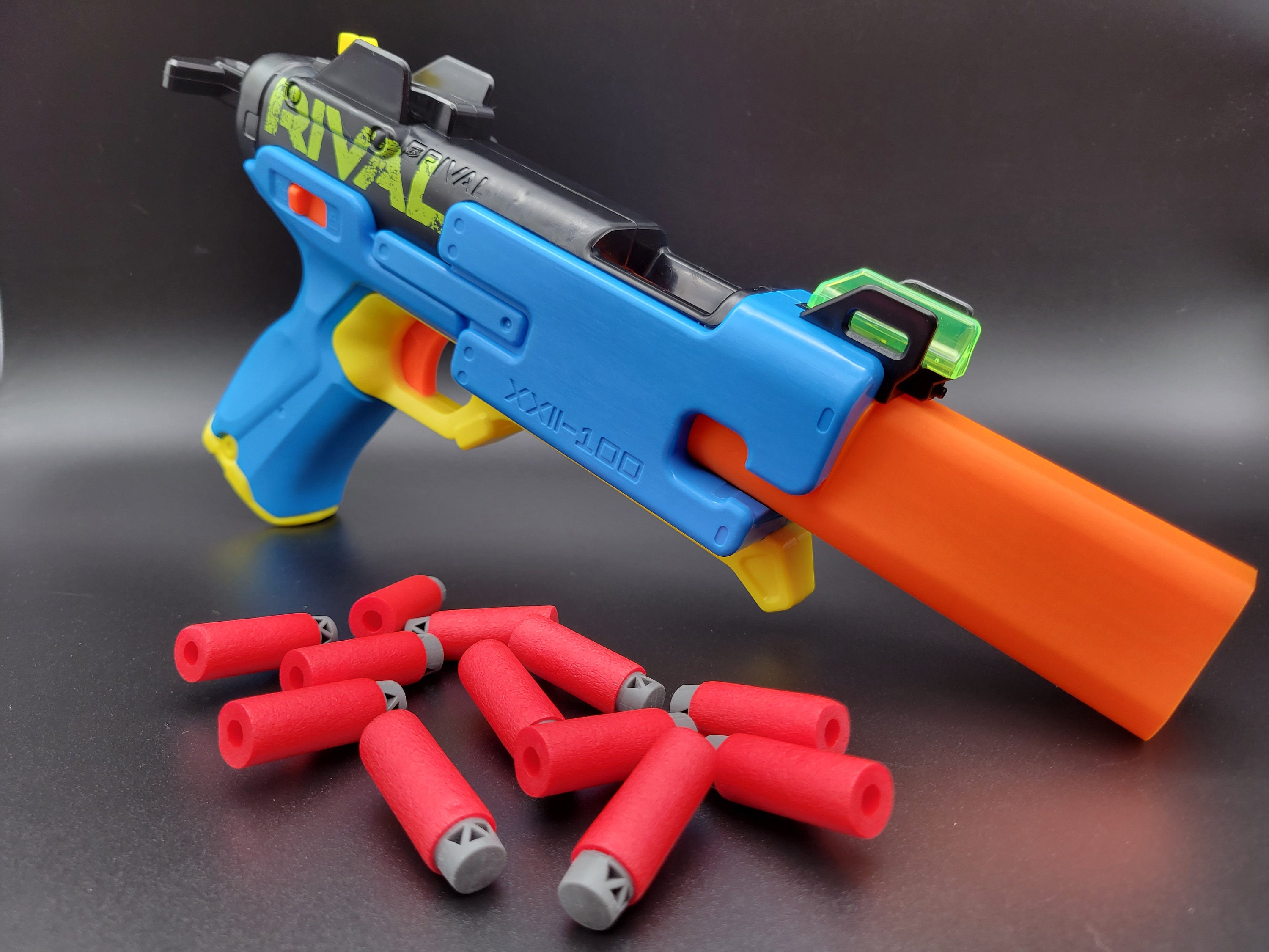 Modded Nerf Rival Fate Triple Shot Inline Shot Gun Dart - Etsy