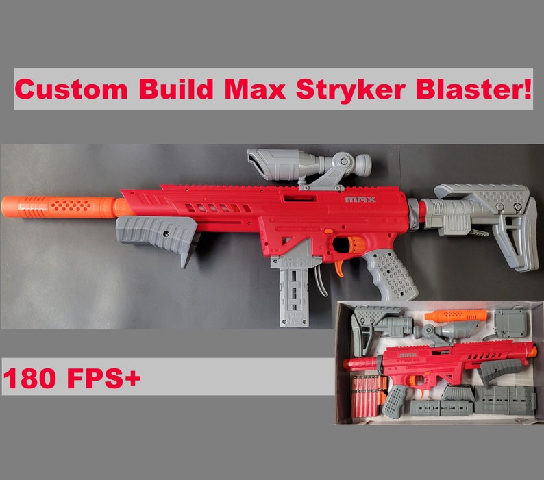 Max Stryker Dart Zone Blaster Custom Build Modded DZ - Etsy