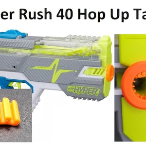 Hop up Tab for Nerf Hyper Rush 40 Blaster 3d Print Aftermarket - Etsy
