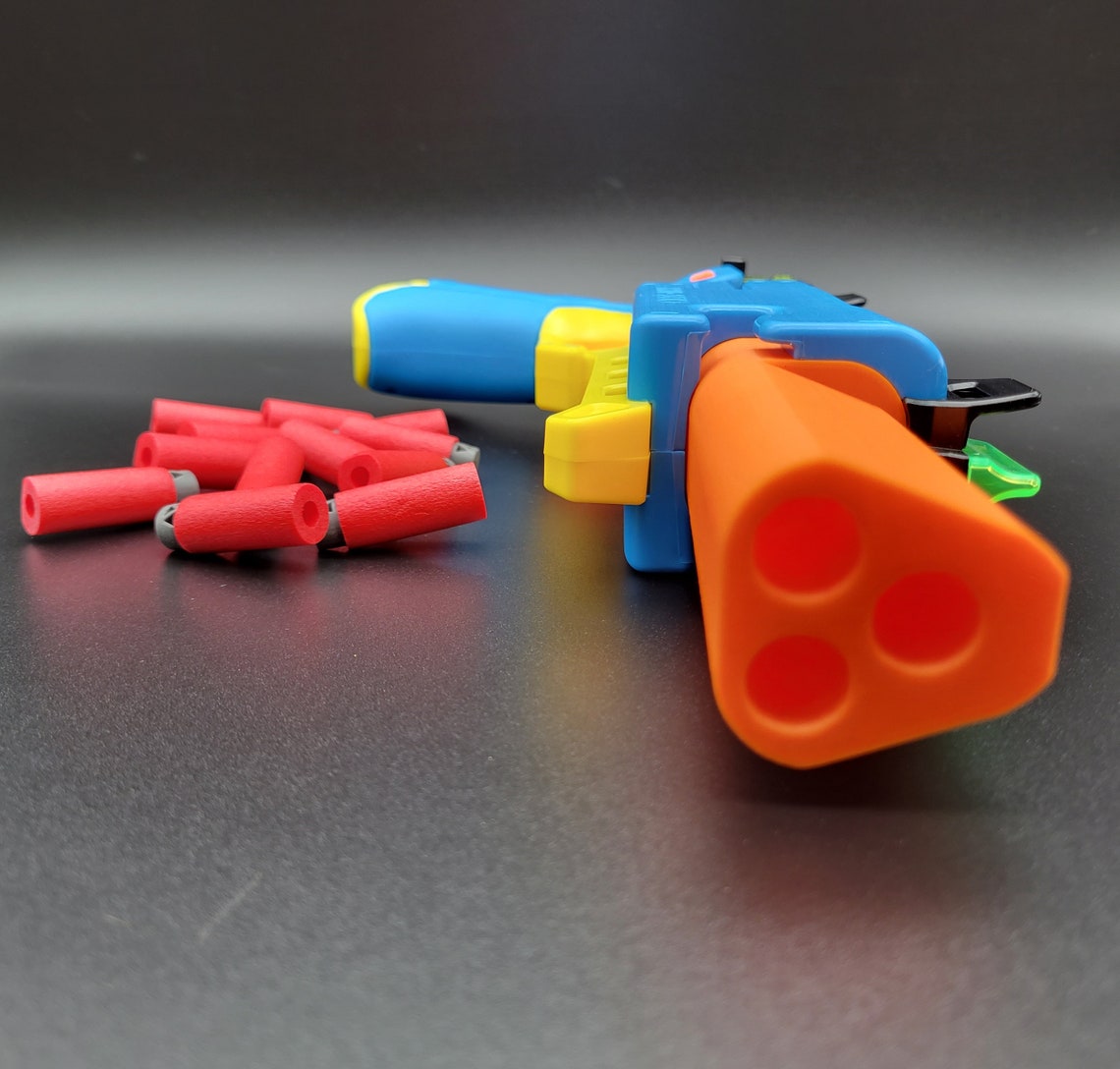 Modded Nerf Rival Fate Triple Shot Inline Shot Gun Dart - Etsy