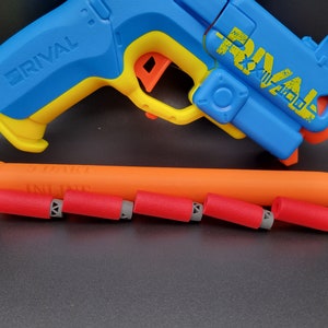For Nerf Rival Pilot Blaster - Inline 5 Dart Clip Barrel Easy Drop in ...