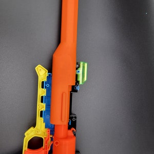 Long Barrel Mod for Nerf Rival Fate Dart Blaster Inline Clip 8 Short or ...