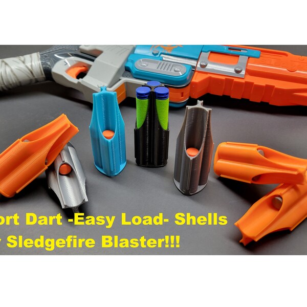 Nerf Sledgefire Shells - Etsy