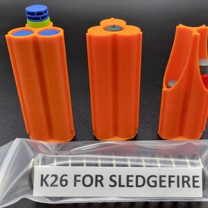 For Nerf Sledgefire Blaster - Shell Combo Kit With K26 Spring! - 3D ...