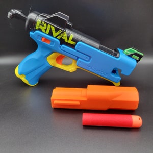 Mega Dart Barrel Mod for Nerf Rival Fate Dart Blaster Single Shot 92.3 ...
