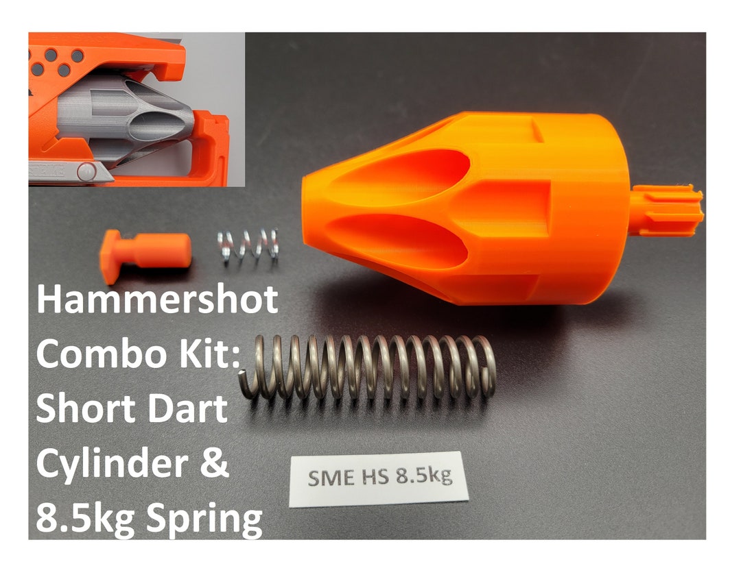 For Nerf Hammershot Blaster Gun Barrel Mod Short Dart Combo - Etsy