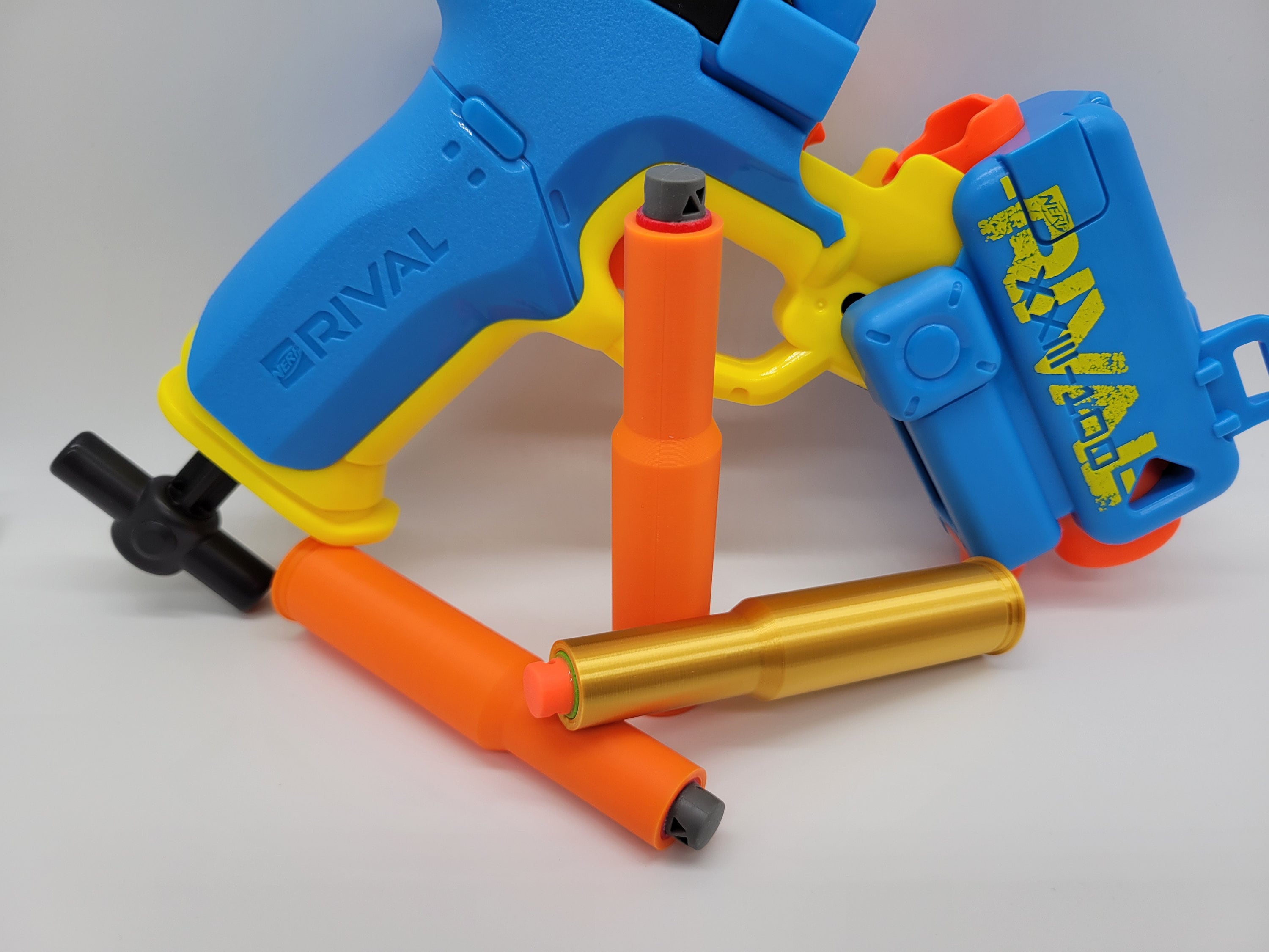 50 Caliber Triple Short Dart Shotgun Shells Mod for Nerf Rival Pilot ...