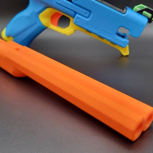 Double Barrel Mod for Nerf Rival Fate Dart Blaster Inline Clip - 6 ...