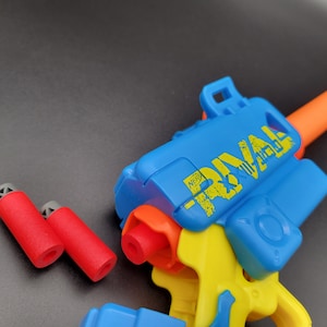 For Nerf Rival Pilot Blaster - Inline 5 Dart Clip Barrel Easy Drop in Swappable Mod With 5 Short ...