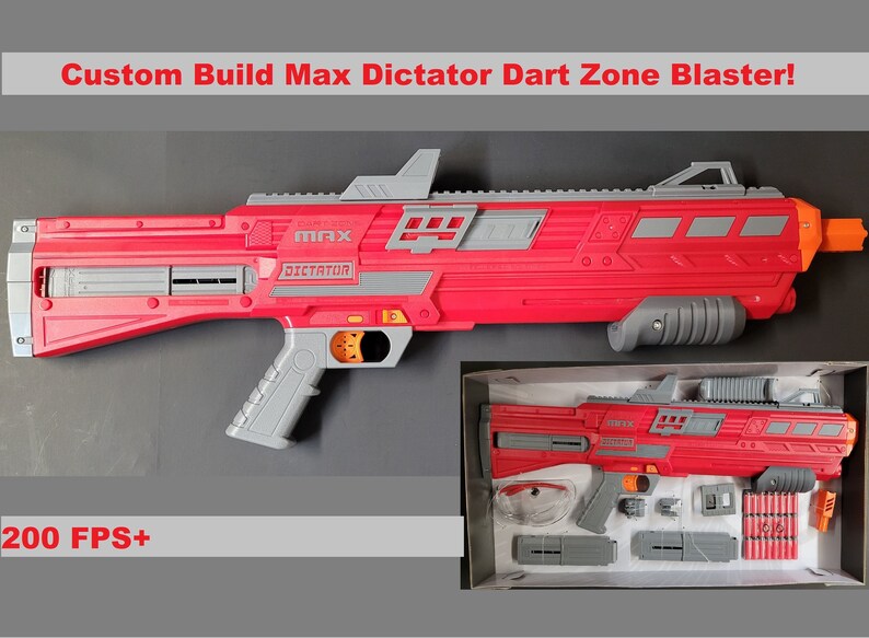 Max Dictator Dart Zone Blaster Custom Build Modded DZ - Etsy