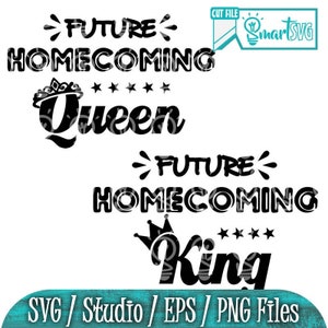 Homecoming SVG File, HOCO Svg, Homecoming Queen Svg, Homecoming King ...