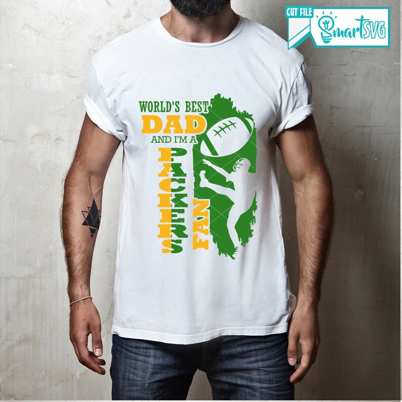 Packers Dad Svg Packers Fan Svg Football Ball Shirt Fan - Etsy