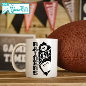 Raiders Girl Svg, Football Ball Shirt, Fan Football Svg, Family ...