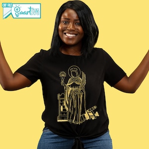 Saint Barbara Svg, St Barbara Svg, Religious Icon Svg, Christian ...