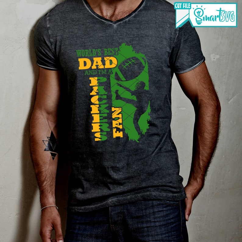 Packers Dad Svg Packers Fan Svg Football Ball Shirt Fan - Etsy