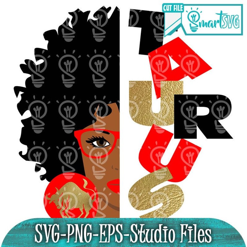 Half Face Taurus Svg Birthday Svg Birthday Zodiac Svg - Etsy