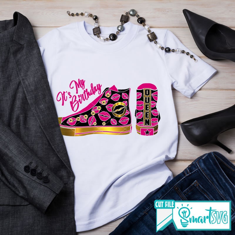 Converse Birthday Svg Birthday Girl Svg Happy Birthday Svg - Etsy