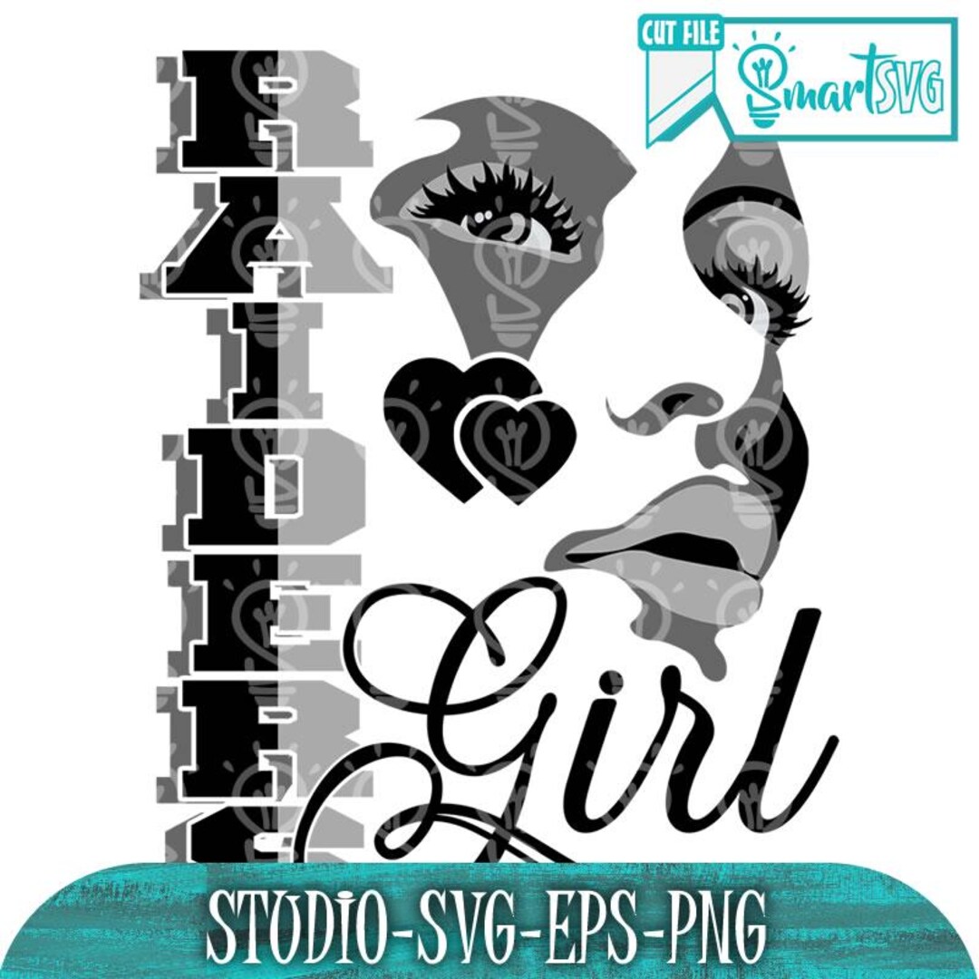 Raiders Girl Svg, Football Ball Shirt, Fan Football Svg, Family ...