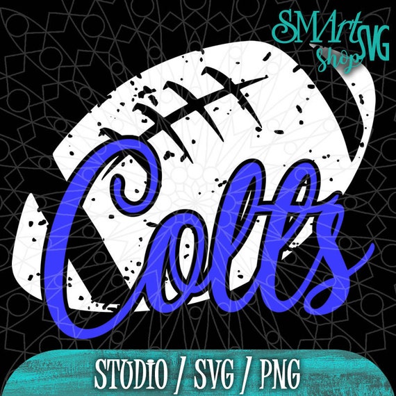 Colts Svg Football Ball Shirt Fan Football Svg Family - Etsy