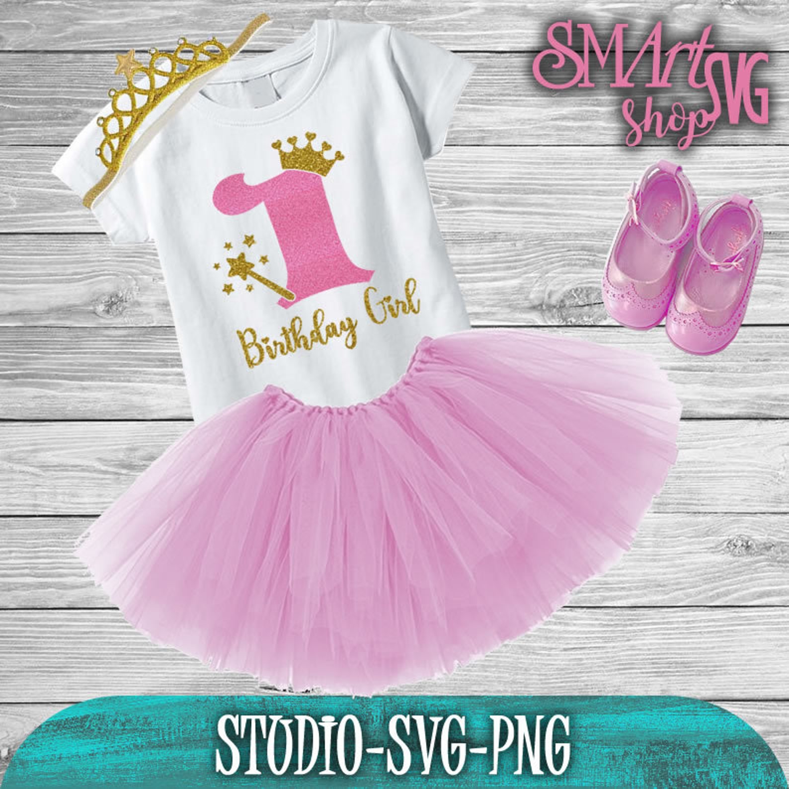 1st Birthday SVG First Birthday SVG 1st Birthday Girl SVG - Etsy