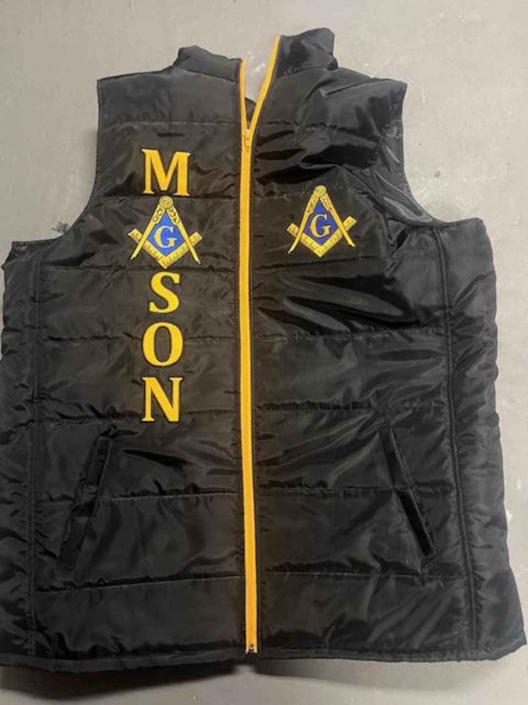 Masonic Vest L and XL Available (slim Fit) - Etsy