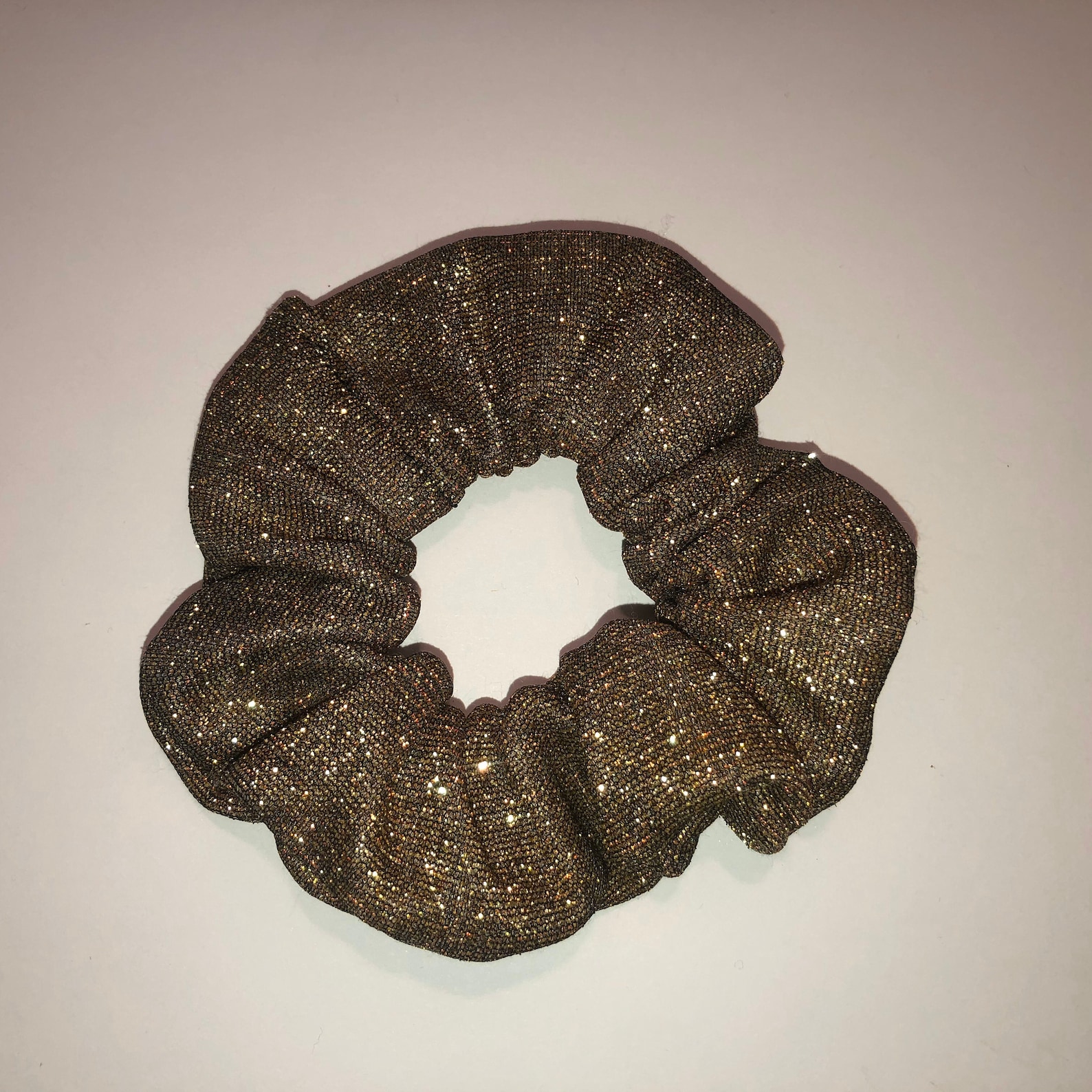 Soybean Scrunchies golden Gold Glitter Scrunchie - Etsy