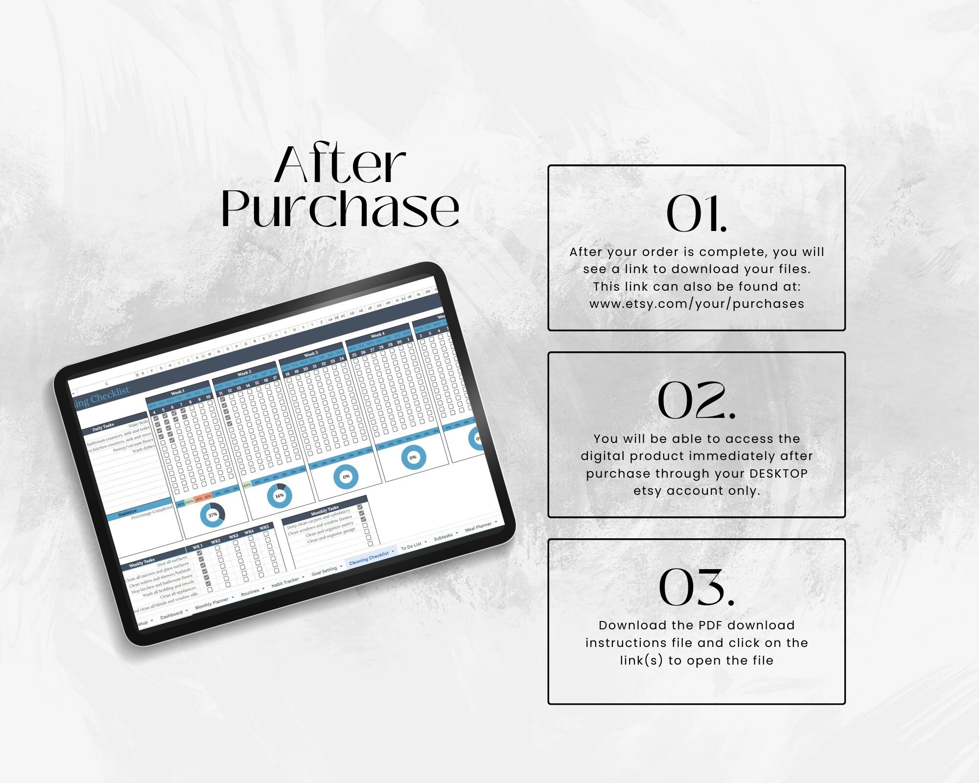 Digital Google Sheet Calendar Template, Daily Schedule Task Tracker ...