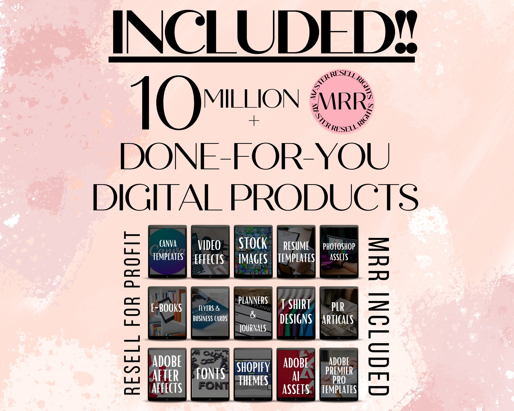 WHOLE SHOP BUNDLE With Lifetime Access & Resell Rights Plr Master ...