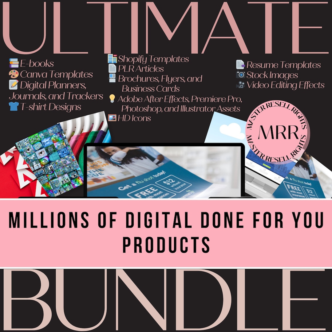 Ultimate Resell Digital Products Bundle Ideal for Passive Income ...