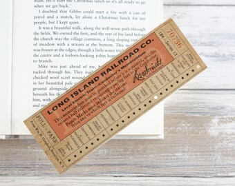 Ticket Bookmark - Etsy