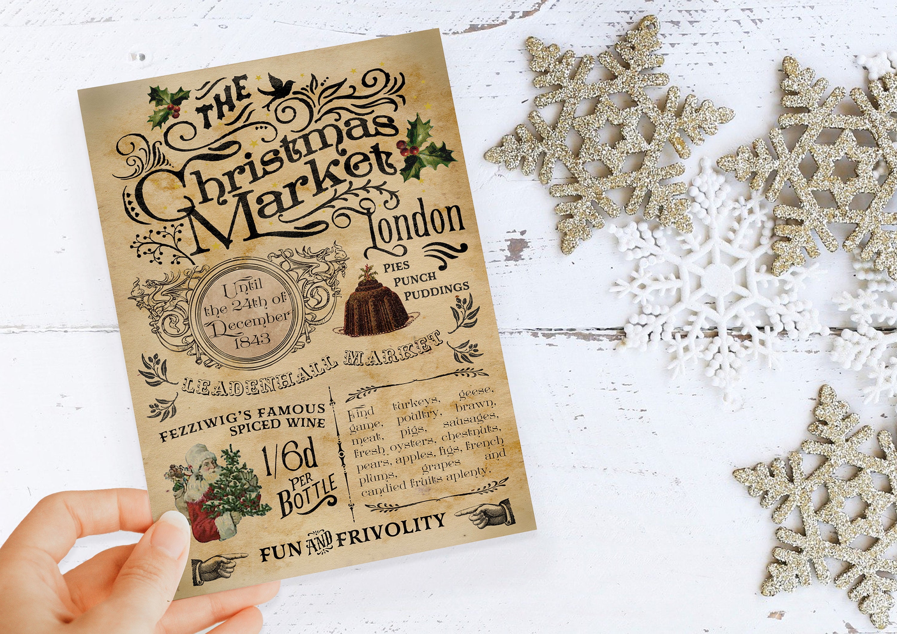 Charles Dickens Christmas Art Print A Christmas Carol - Etsy