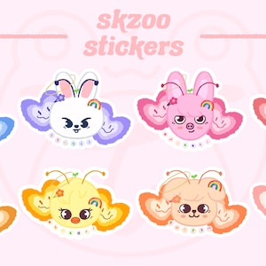 Stray Kids SKZOO Vinyl Stickers - Etsy
