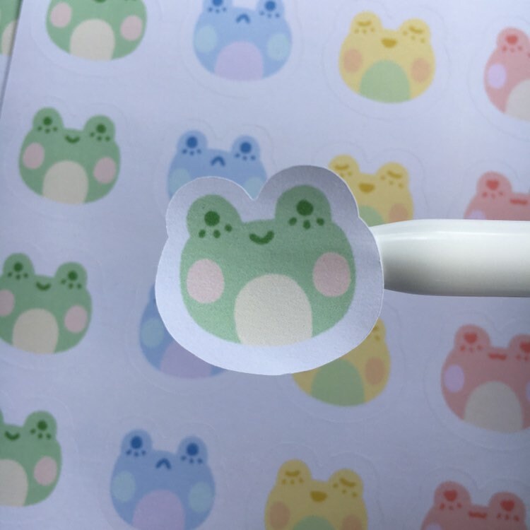 Froggy Sticker Sheet | Etsy